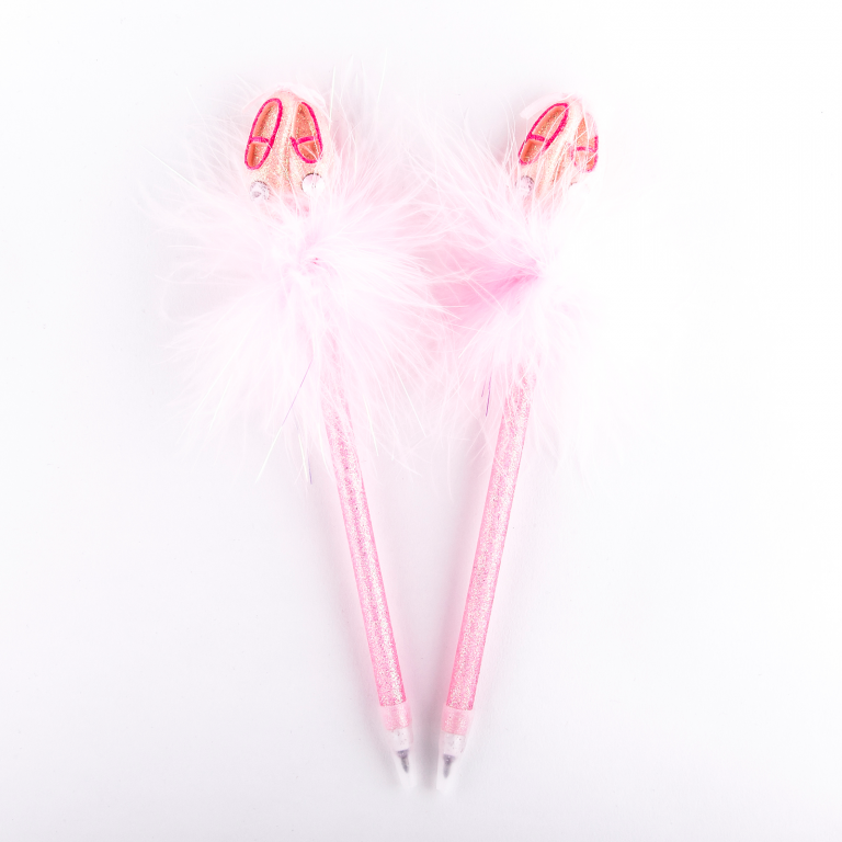 Fluffy Ballet Shoe Pen - Step by Step Dancewear